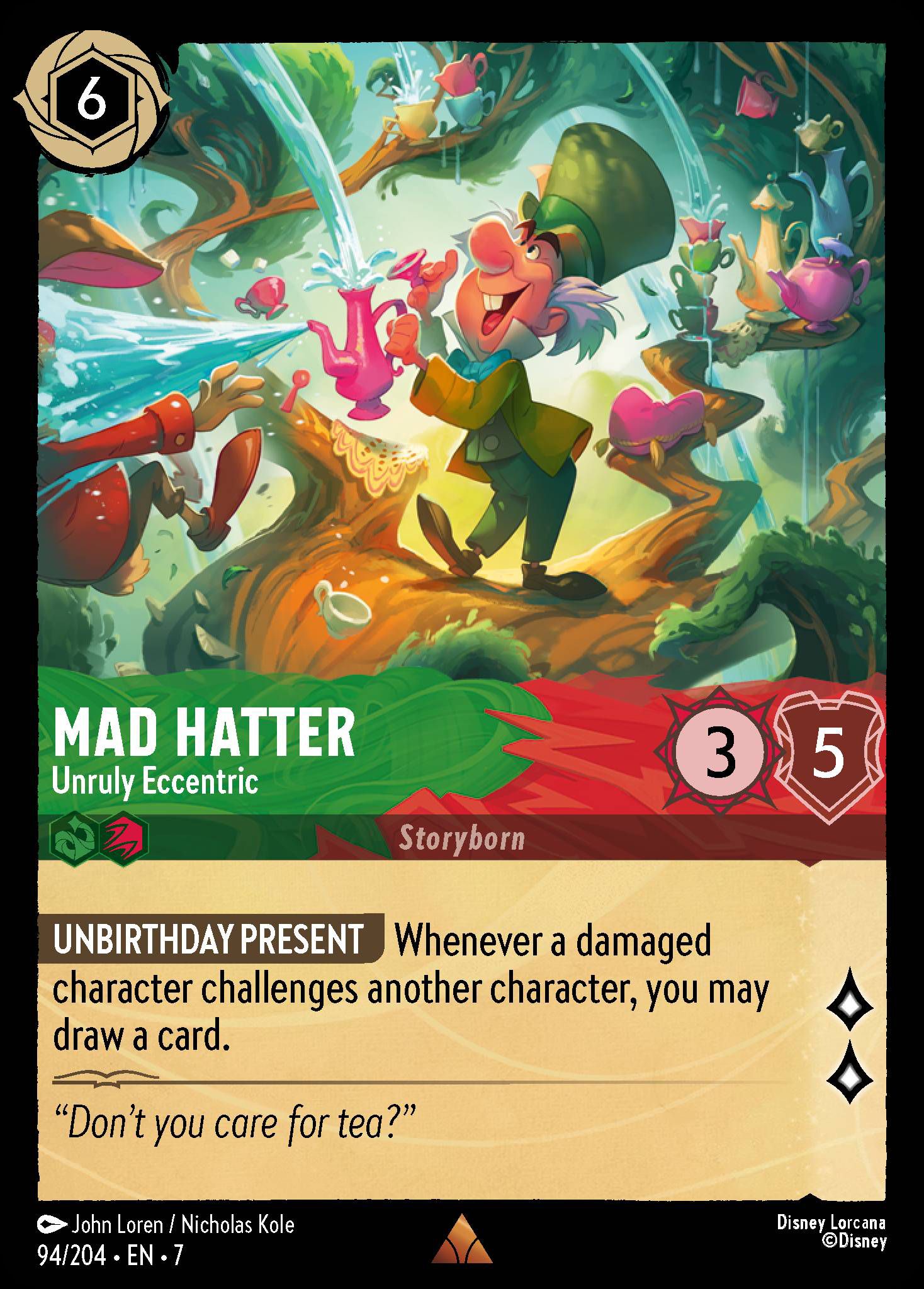 Mad Hatter - Unruly Eccentric | Archazia's Island #94 [foil] – Unplugged Games