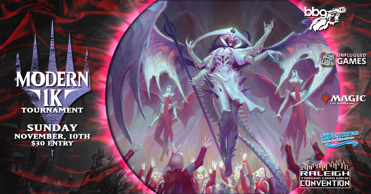 Magic: The Gathering Modern 1K Tournament – Unplugged Games