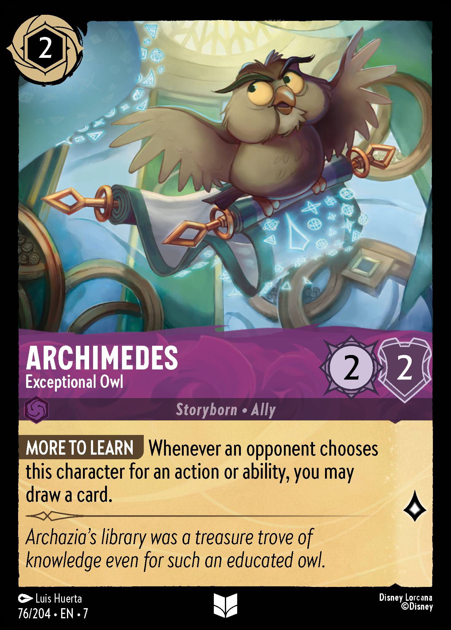Archimedes - Exceptional Owl | Archazia's Island #76 – Unplugged Games
