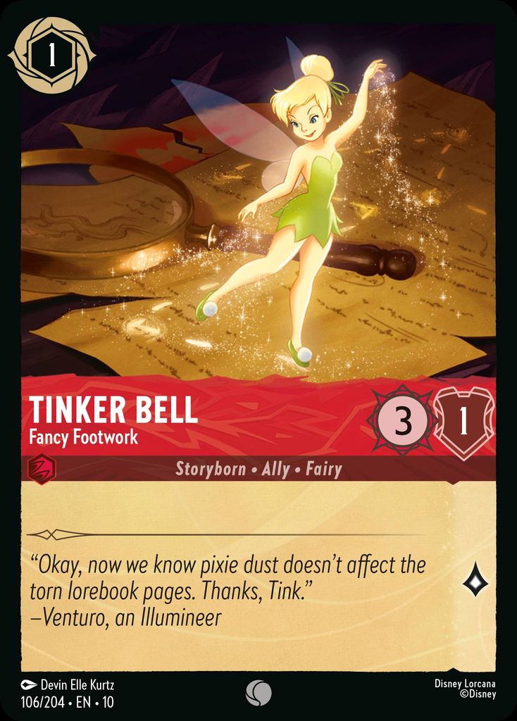 Tinker Bell - Fancy Footwork | Whispers in the Well #106 [foil ...